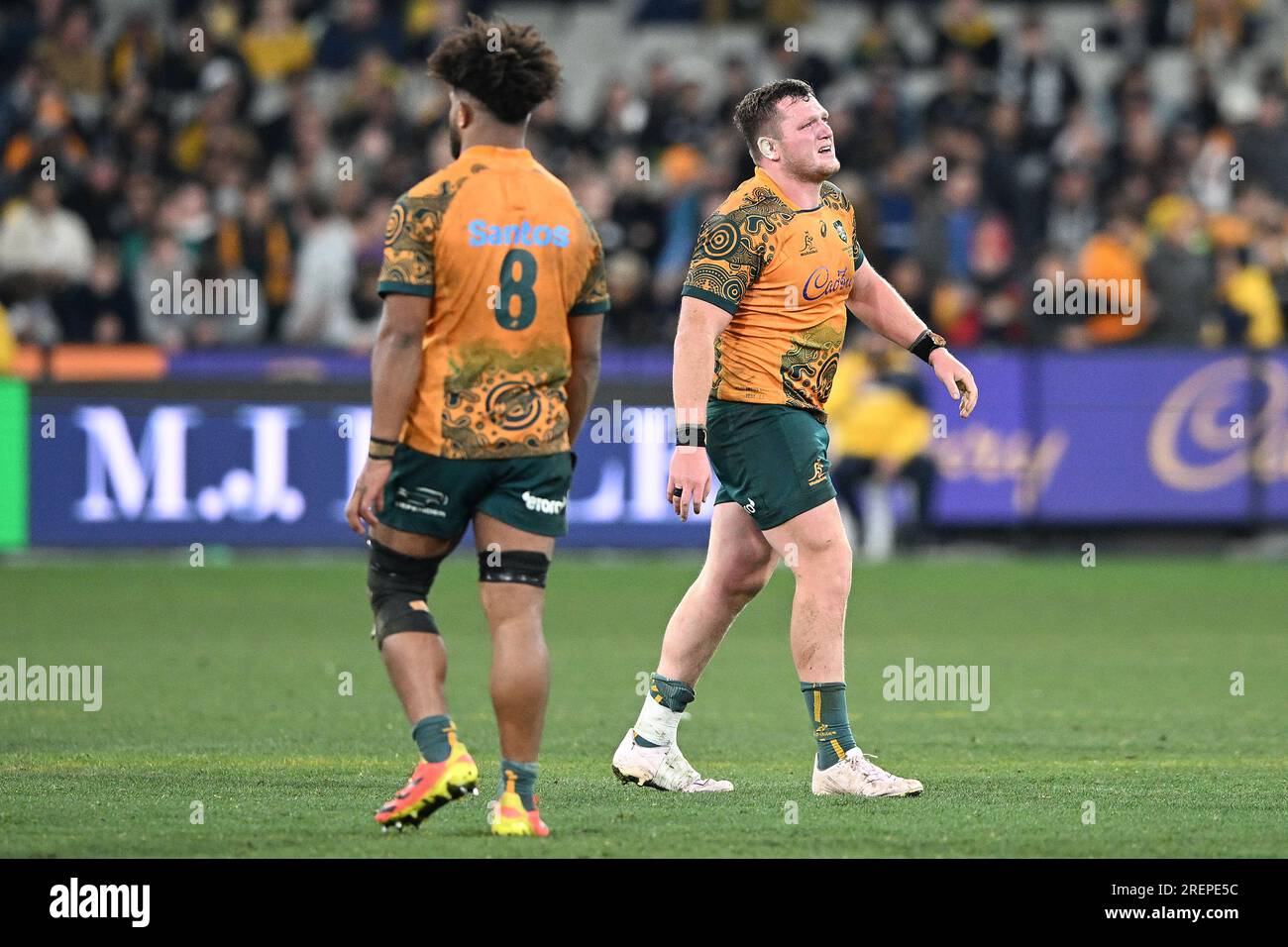 Melbourne, Australia. 29th July, 2023. Angus Bell of Australia looks on ...