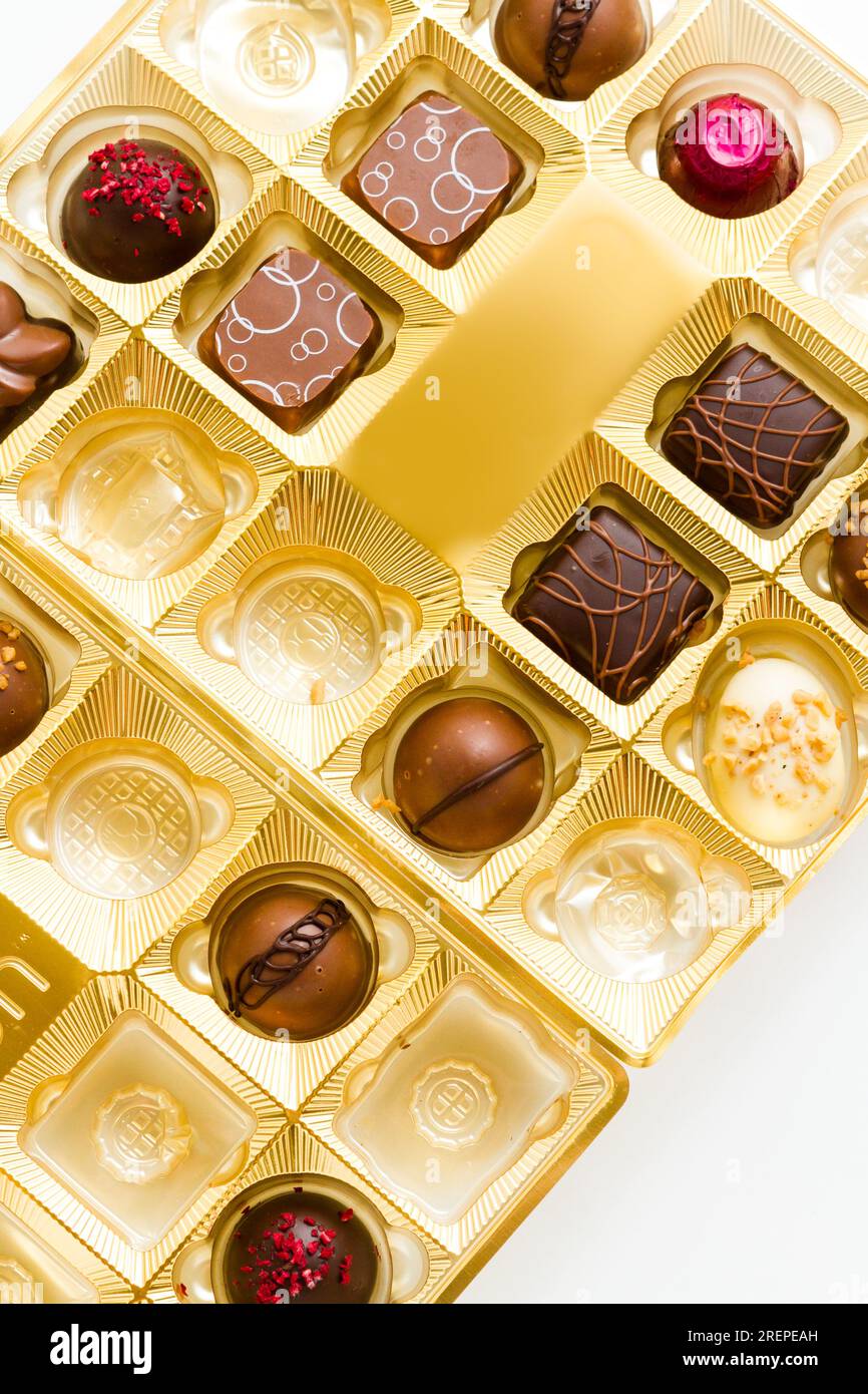 Box of chocolates Stock Photo - Alamy