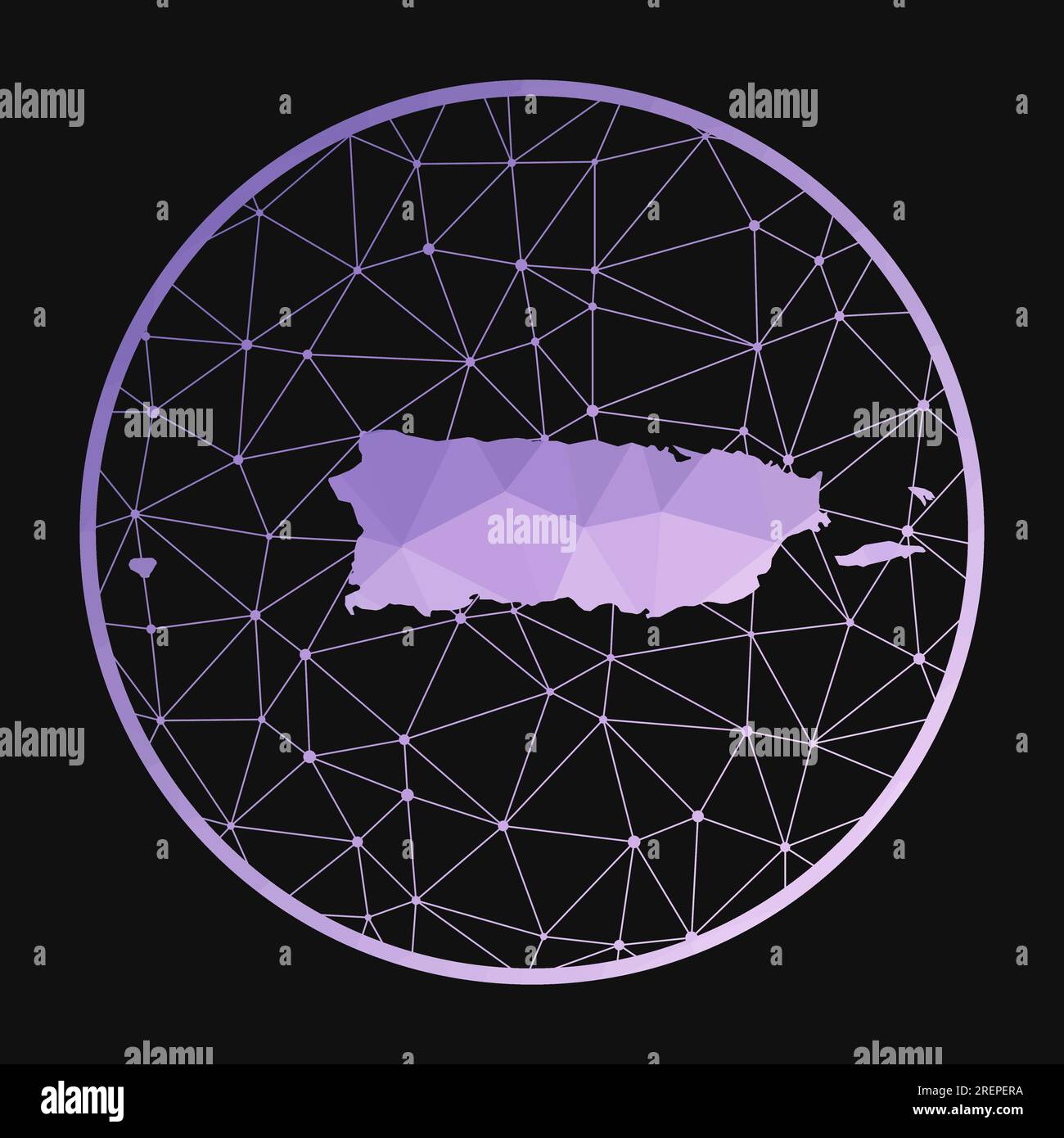 Puerto rico island map hi-res stock photography and images - Alamy