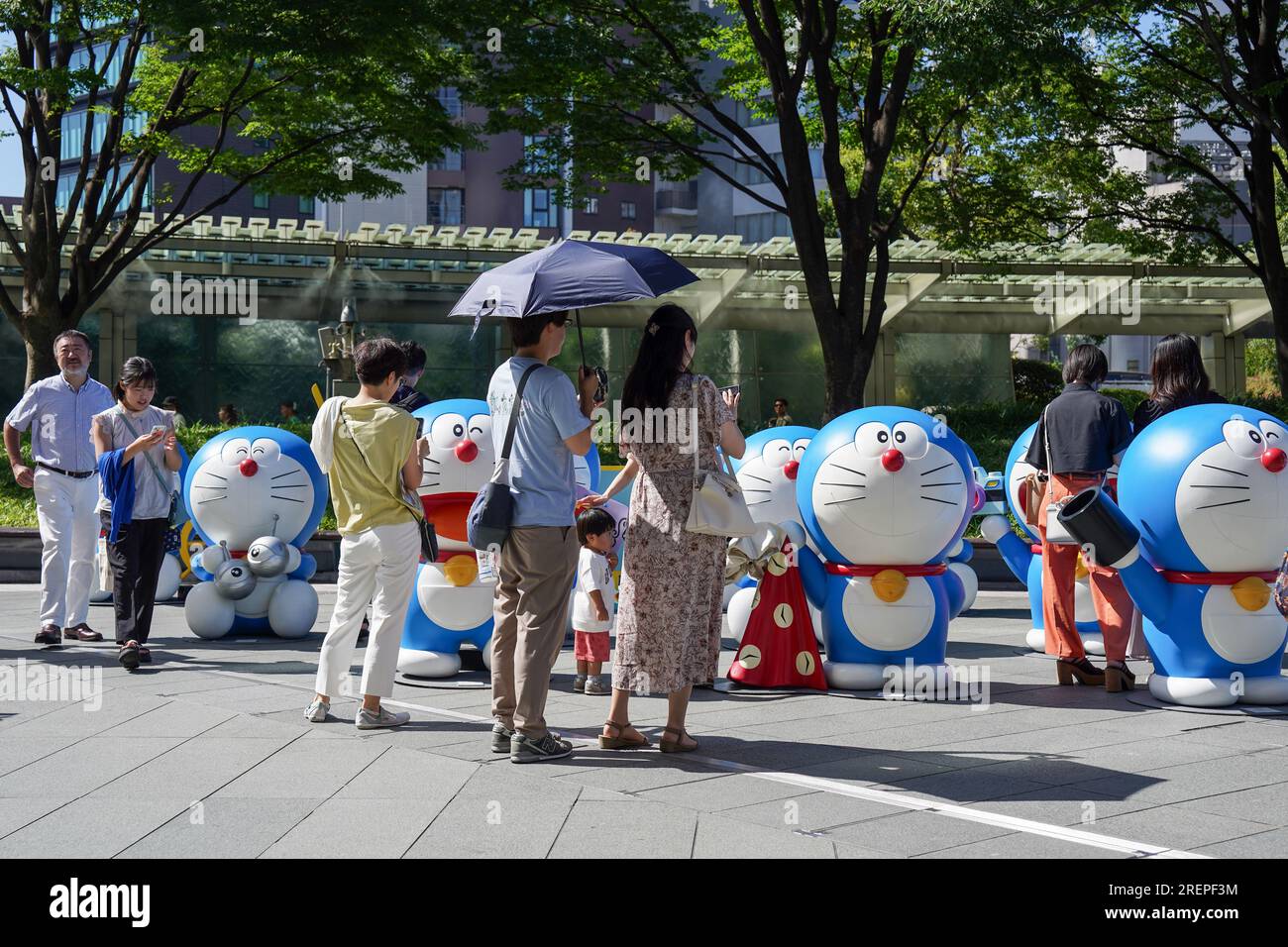 Tokyo, Japan. 29th July, 2023. People gather to look at Japanese comic ...
