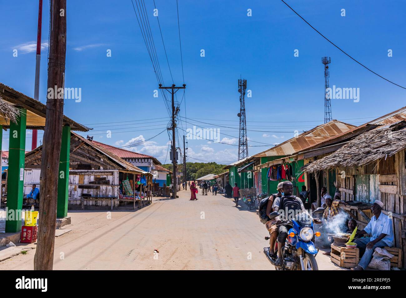 Vanga Town in Kenya southernmost town in Kenya. It is a coastal fishing ...