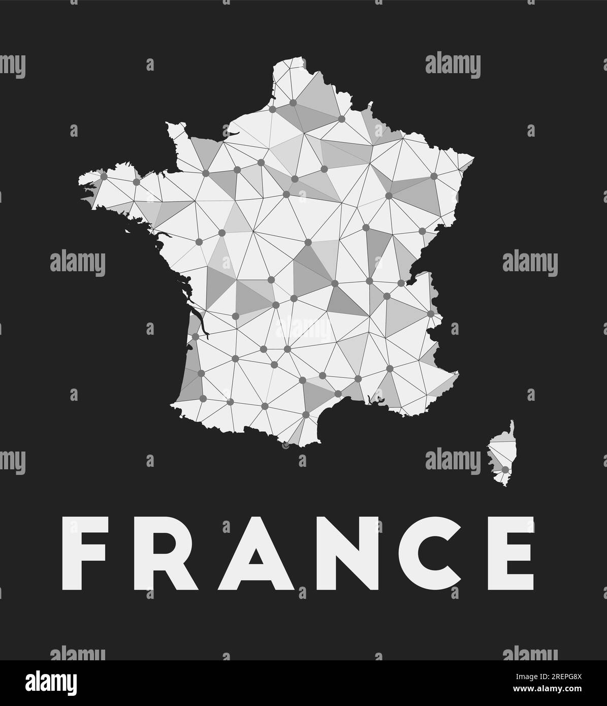 France outline map Black and White Stock Photos & Images - Alamy