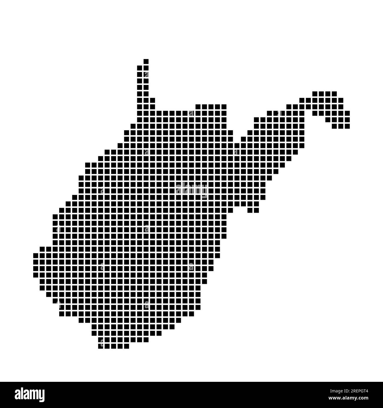 West Virginia map. Map of West Virginia in dotted style. Borders of the ... West Virginia map. Map of West Virginia in dotted style. Borders of the ...