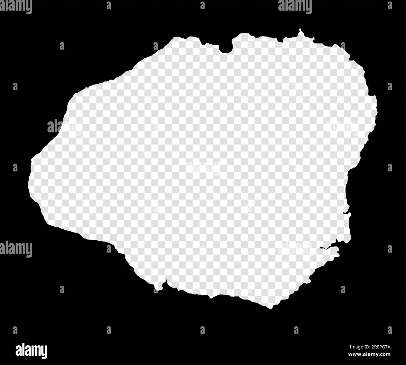 Hawaiian Islands Stencil