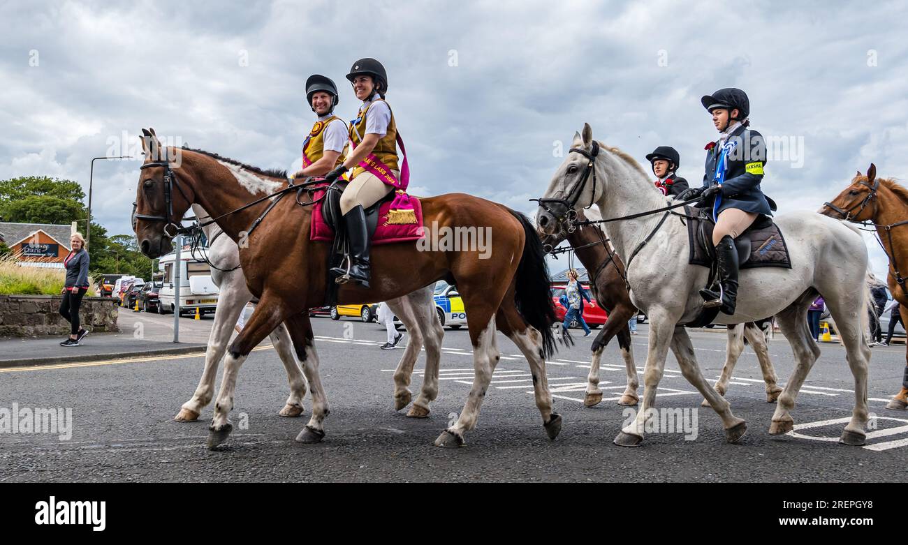 Musselburgh, East Lothian, Scotland, UK, 29th July 2023.. Musselburgh ...