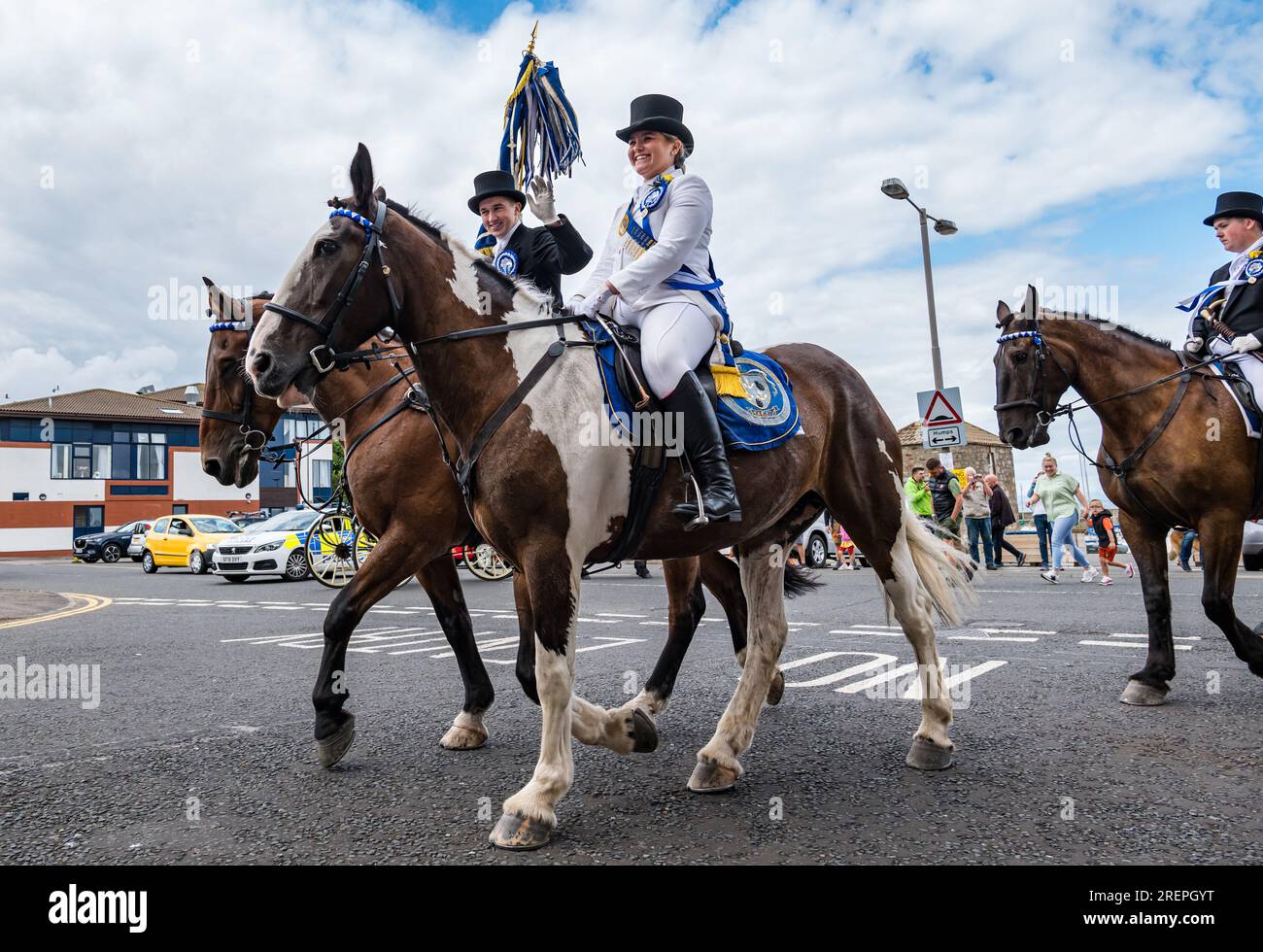 Musselburgh, East Lothian, Scotland, UK, 29th July 2023.. Musselburgh ...