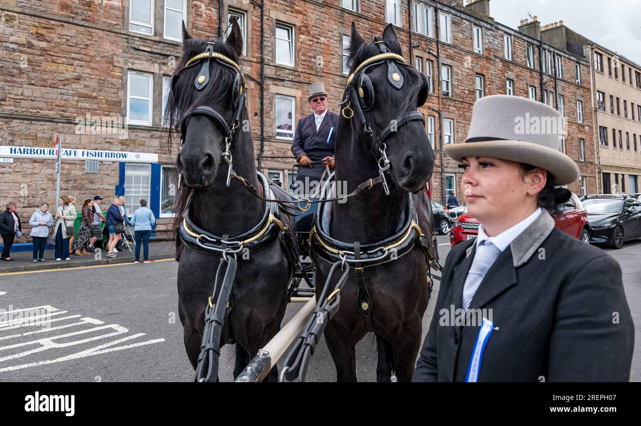 Musselburgh, East Lothian, Scotland, UK, 29th July 2023.. Musselburgh ...