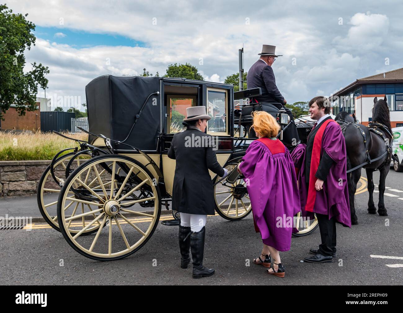 Musselburgh, East Lothian, Scotland, UK, 29th July 2023.. Musselburgh ...