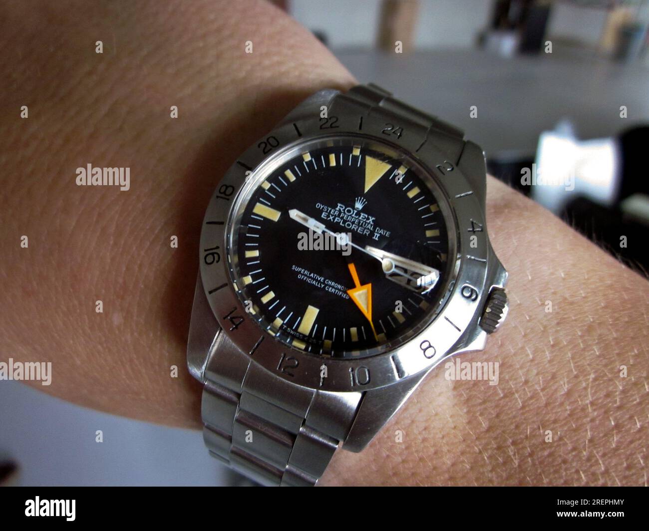Great samples of the Rolex Explorer ref 1655 with nice patina on the ...