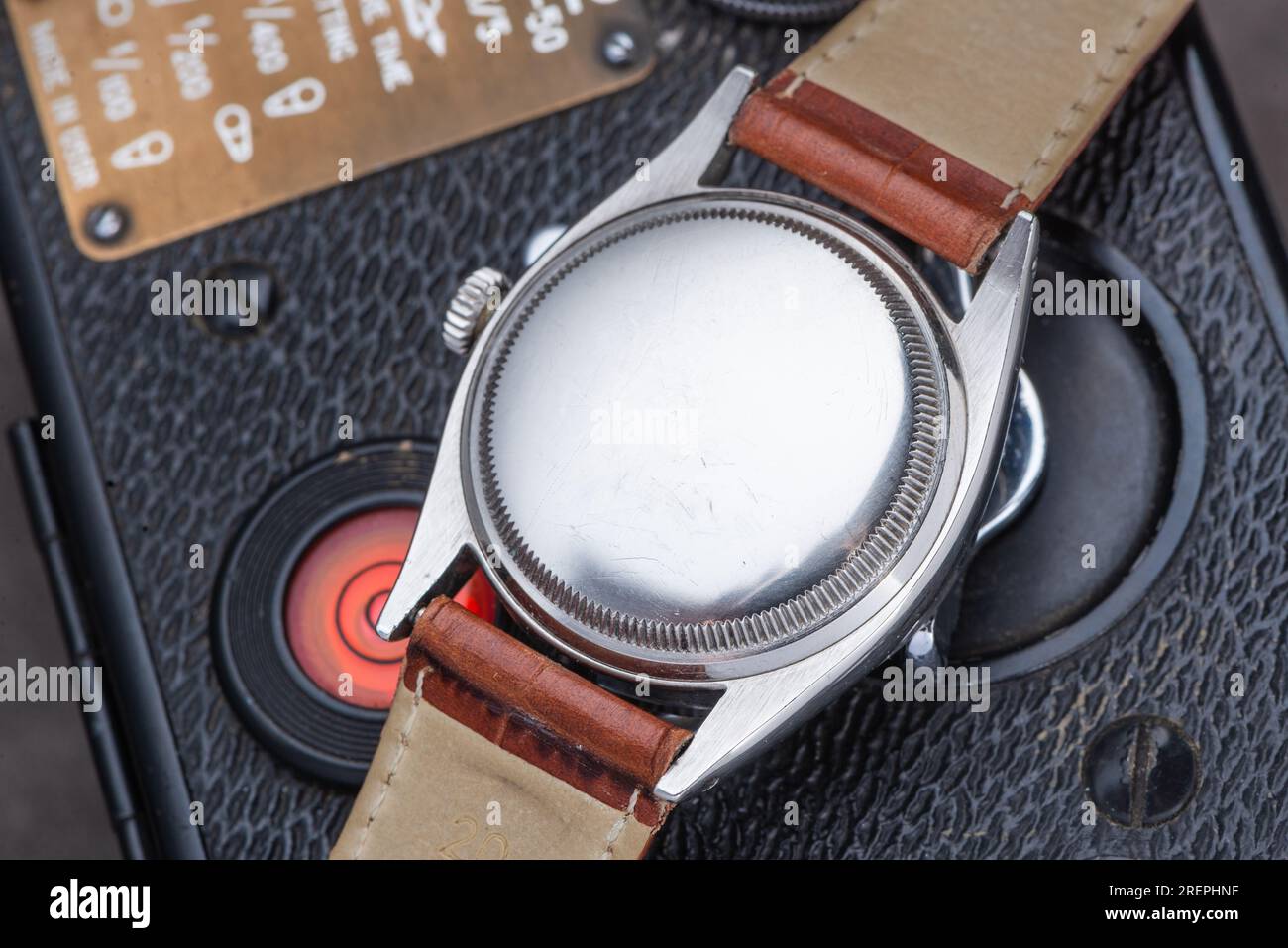 Vintage Rolex Explorer ref 6150 (pre-explorer) with heavy patina on the ...