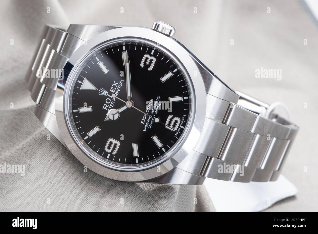 Rolex Explorer 214270 as captured during the presentation at Baselworld ...