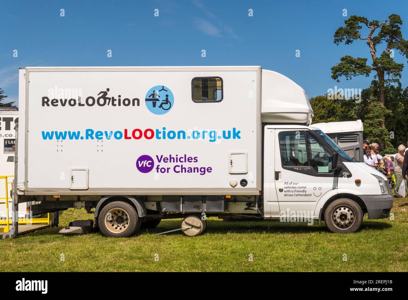 Revolootion mobile accessible toilet and baby changing facilities at Sandringham Flower Show ...