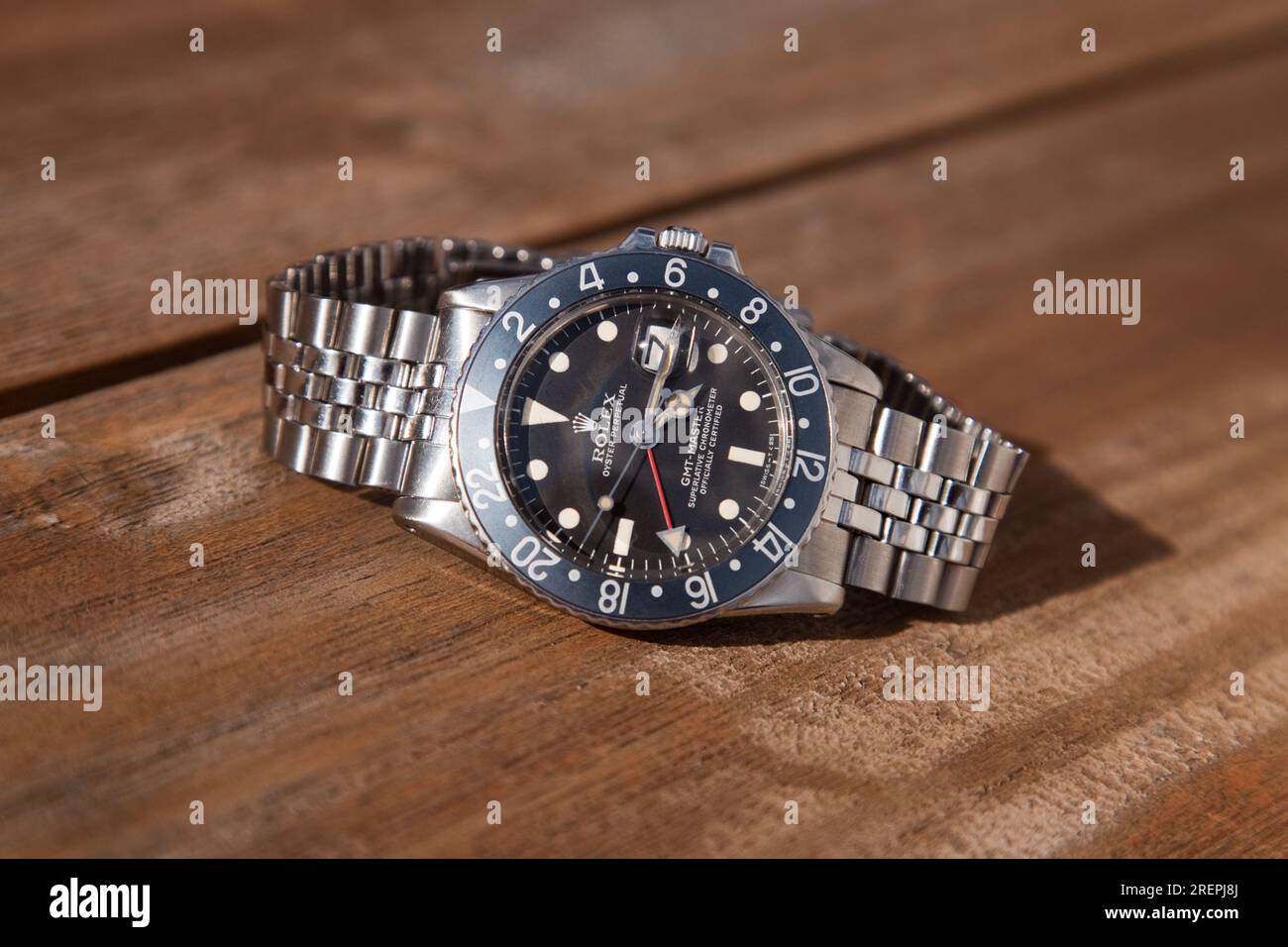 Vintage Rolex GMT-Master 1675 with various bezels Stock Photo - Alamy
