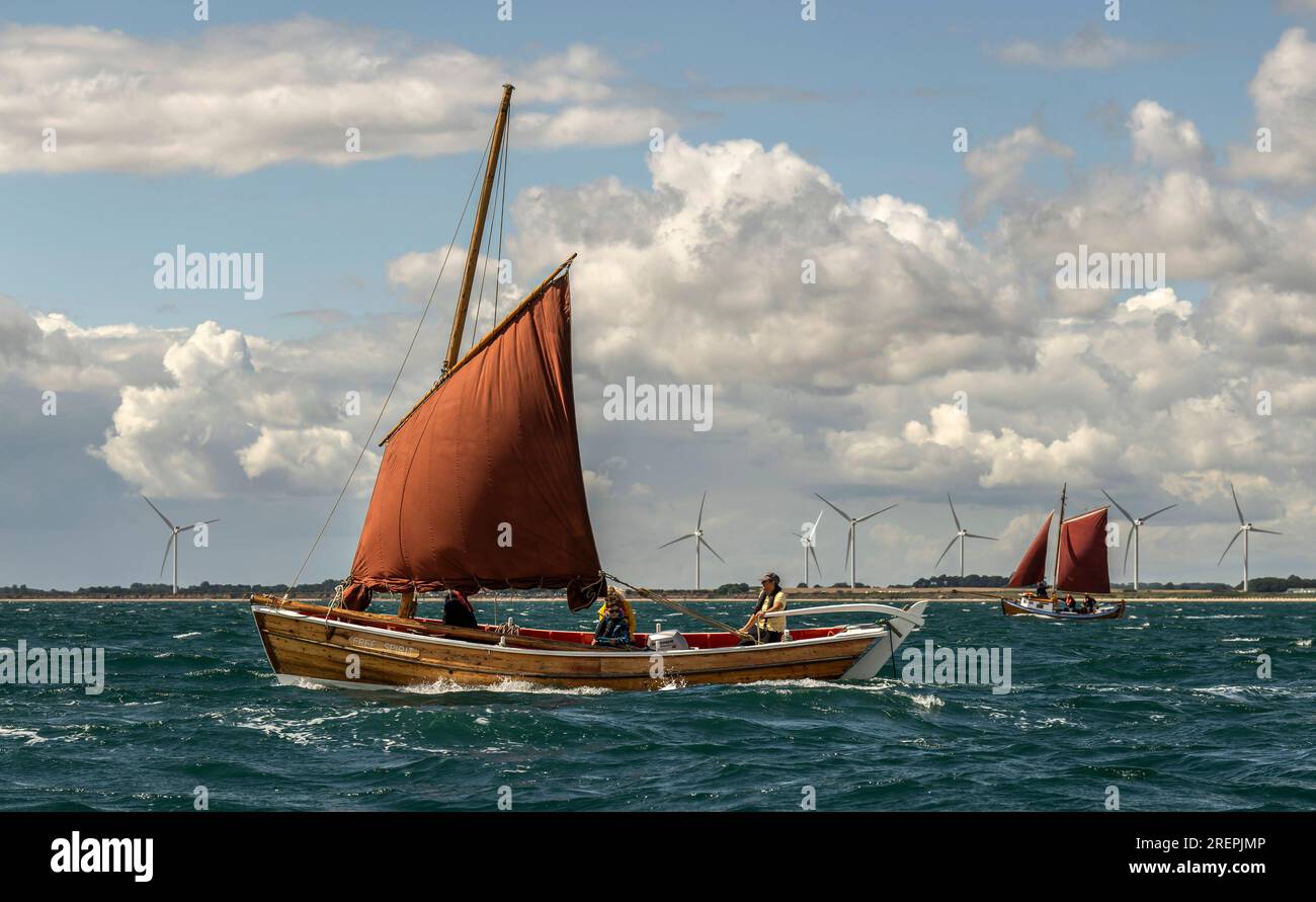 Sailing coble hi-res stock photography and images - Alamy