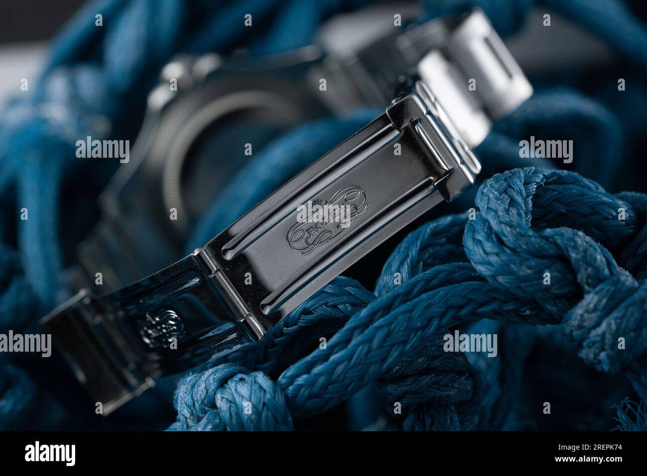 Rolex Yacht-Master 16622 captured during a photoshoot Stock Photo - Alamy