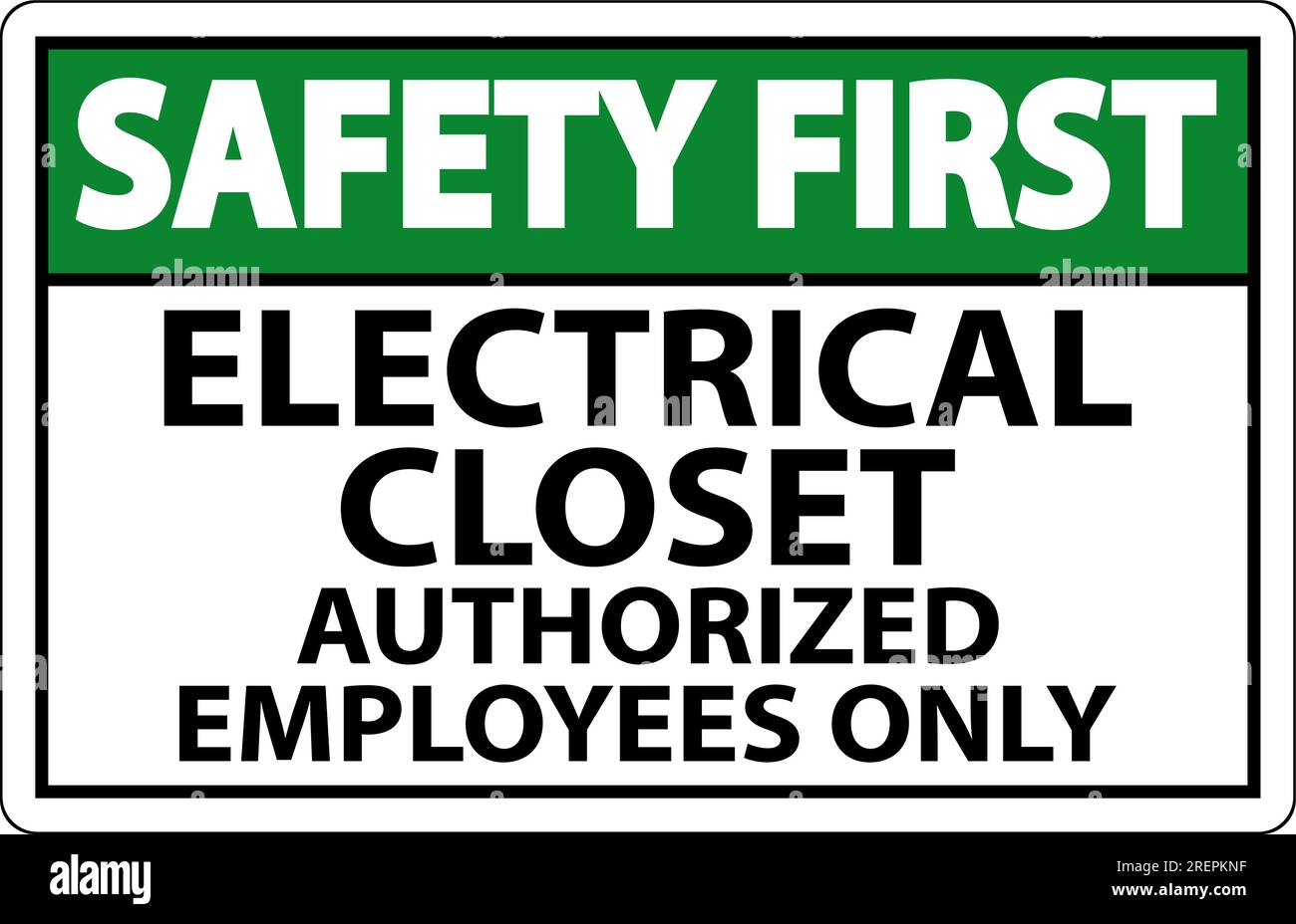 Safety first sign all employees hi-res stock photography and images - Alamy