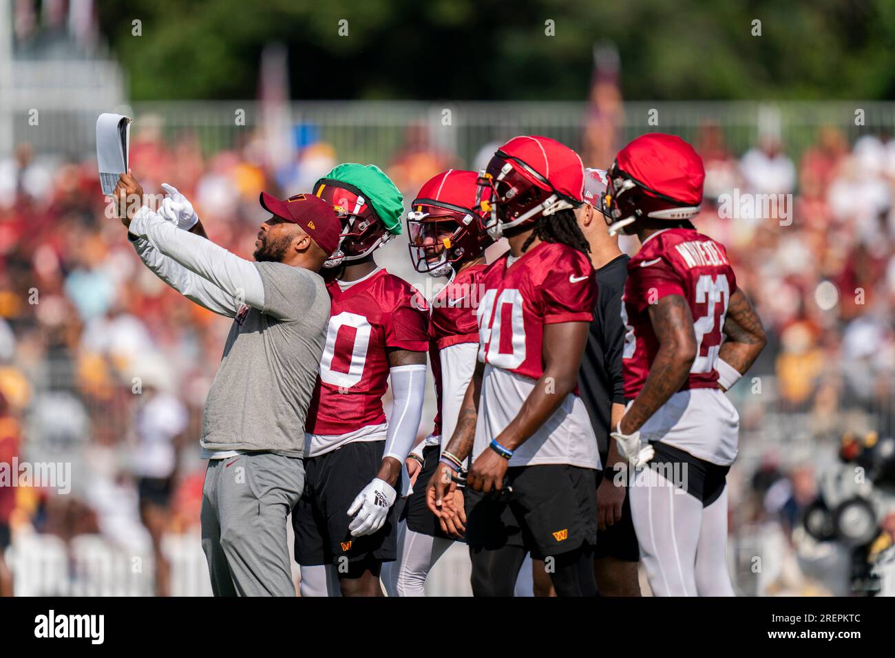 Washington Commanders defensive quality control coach Reggie Howard ...