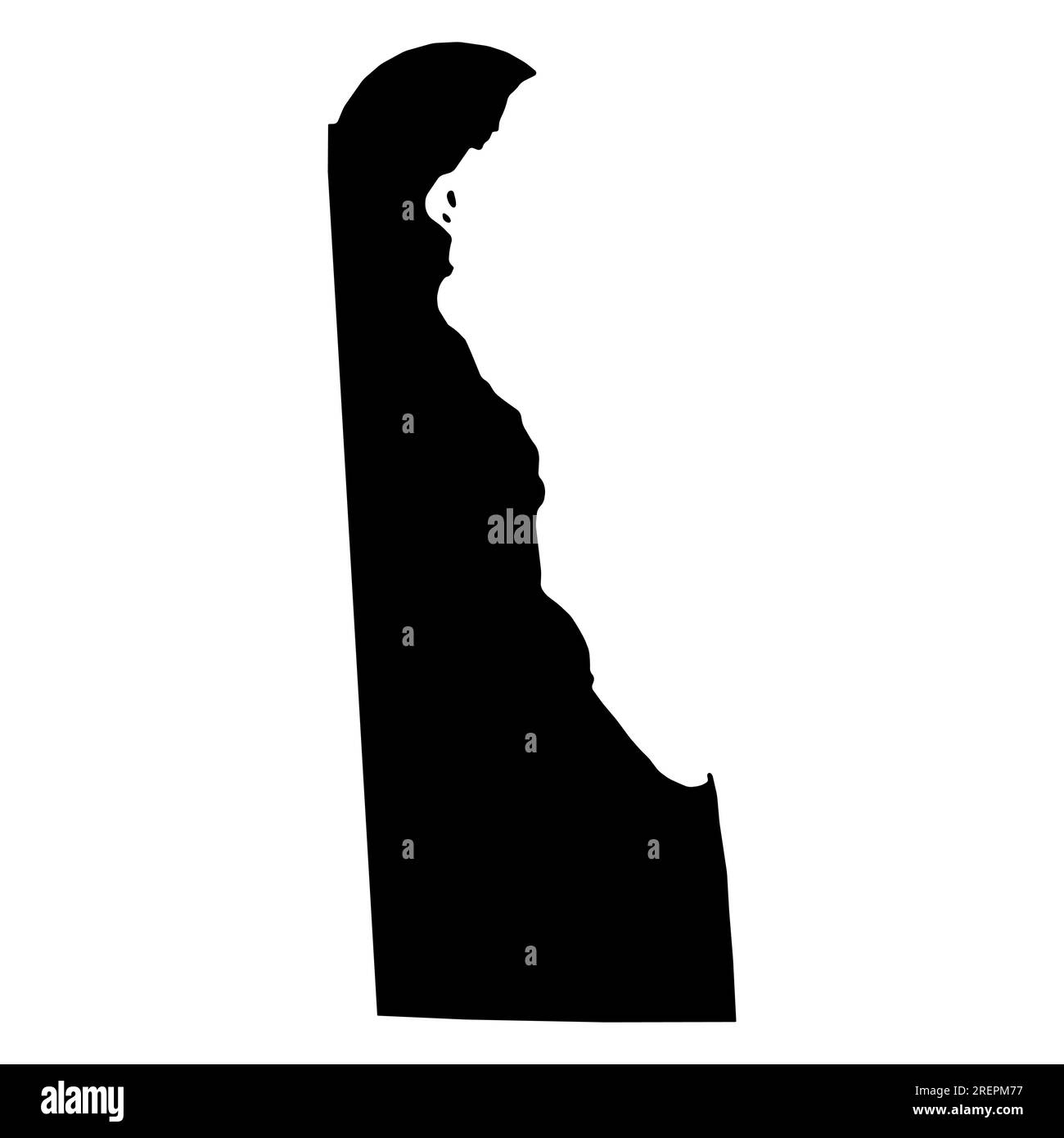 Delaware map shape, united states of america. Flat concept icon symbol ...