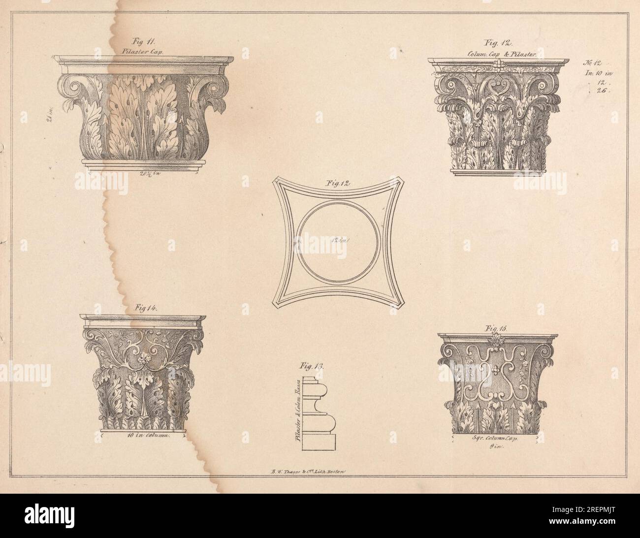 Designs for Architectural Ornamentation: Columns, Capitals and ...