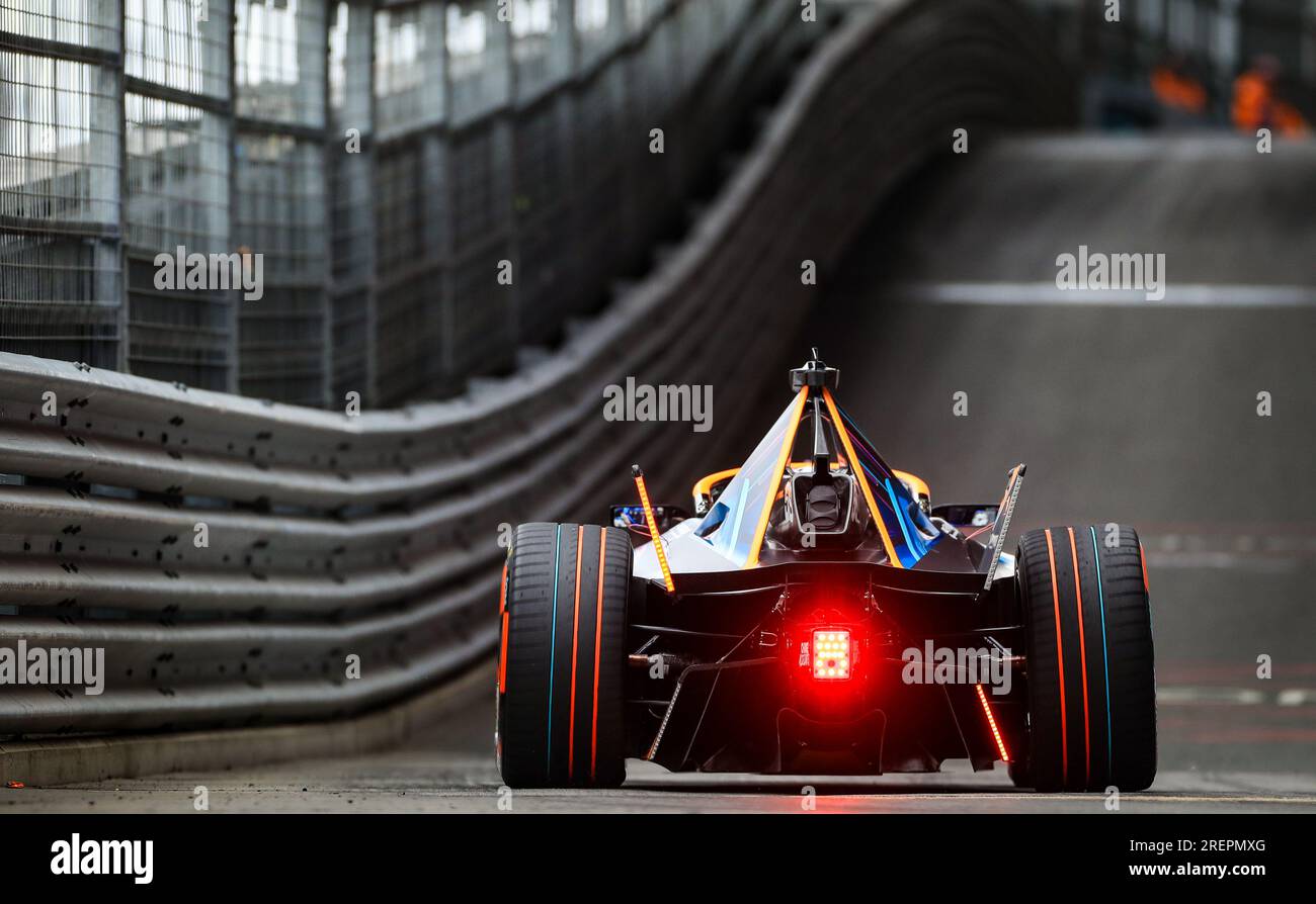 NEOM McLaren’s Rene Rast during practice two on day one of the 2023 ...