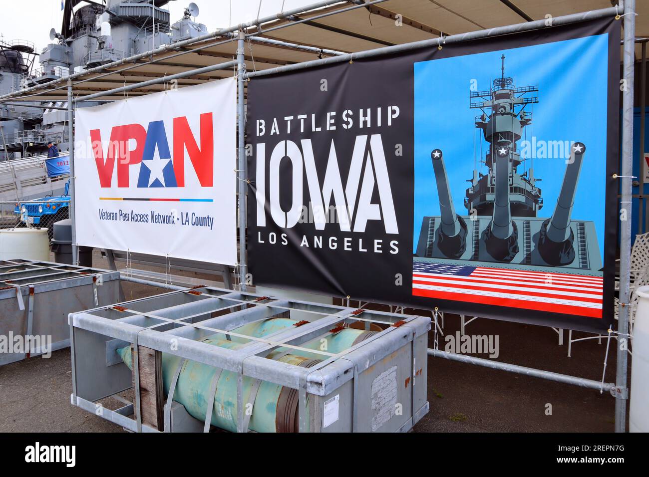San Pedro (Los Angeles) California: Battleship IOWA BB-61 Museum in San ...