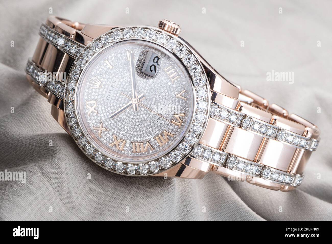 Rolex Pearl-Master as seen during a presentation at Baselworld Stock ...
