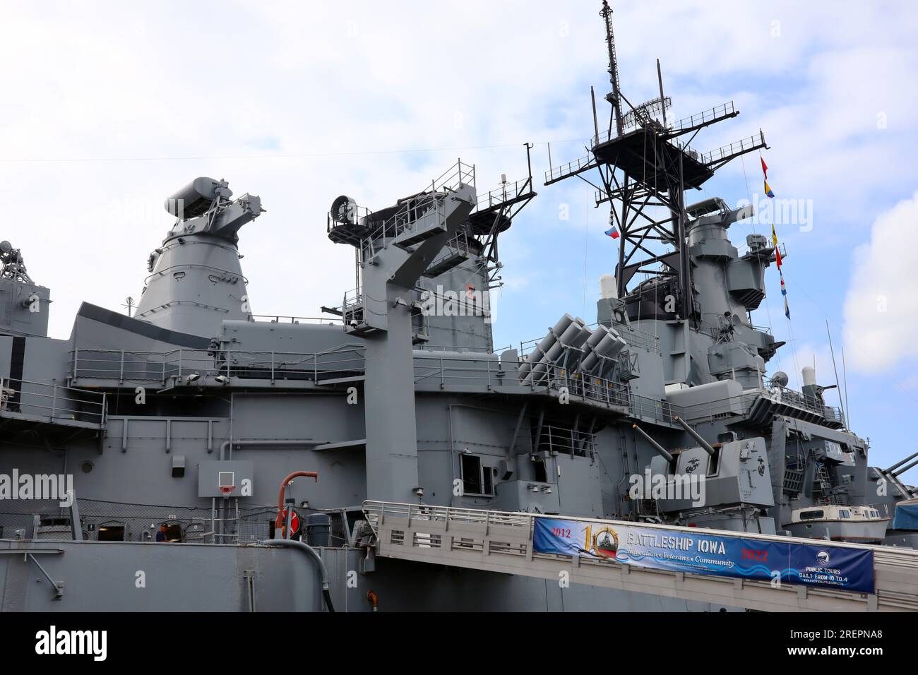 San Pedro (Los Angeles) California: Battleship IOWA BB-61 Museum in San ...