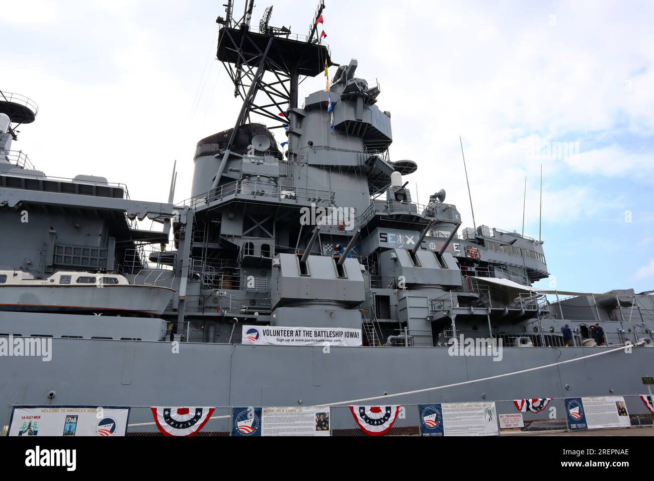 San Pedro (Los Angeles) California: Battleship IOWA BB-61 Museum in San ...