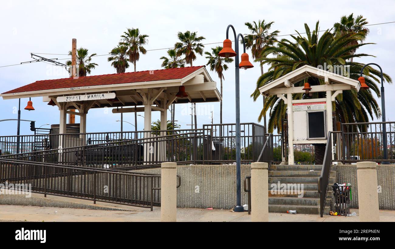 San Pedro (Los Angeles) California: Port of Los Angeles Waterfront Red ...