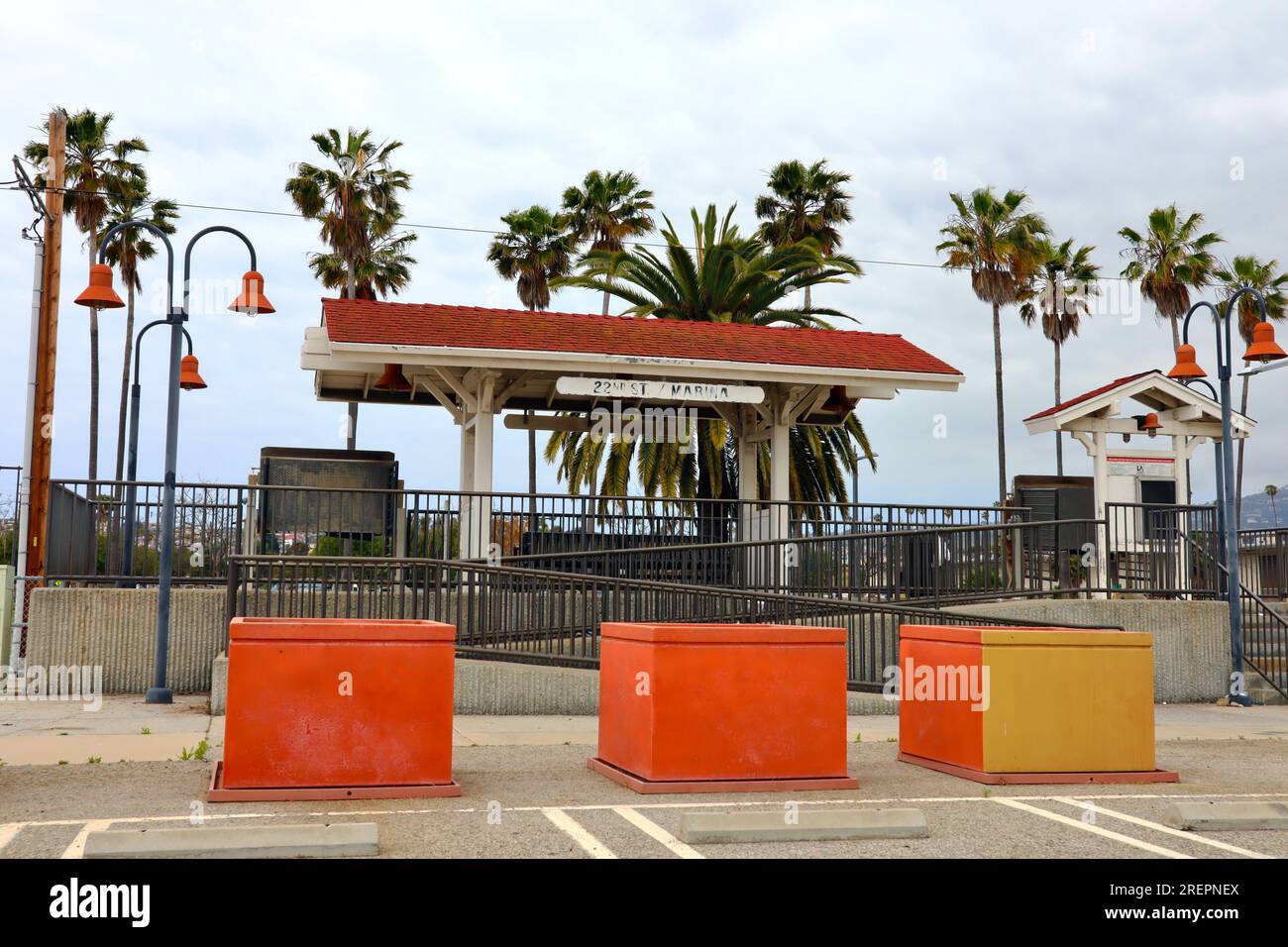San Pedro (Los Angeles) California: Port of Los Angeles Waterfront Red ...
