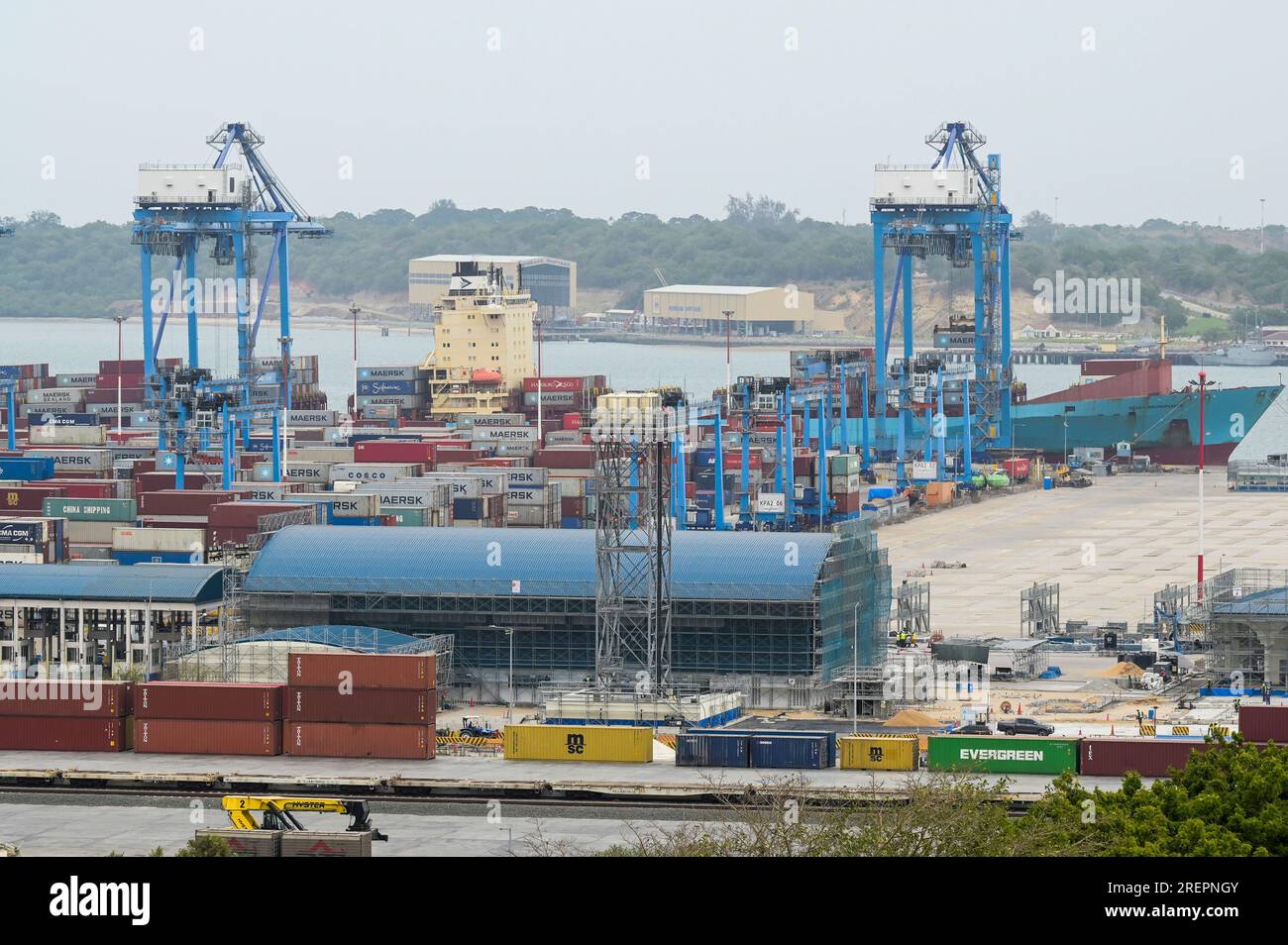 KENYA, Mombasa, seaport, CT-1 Container terminal, danish container ...