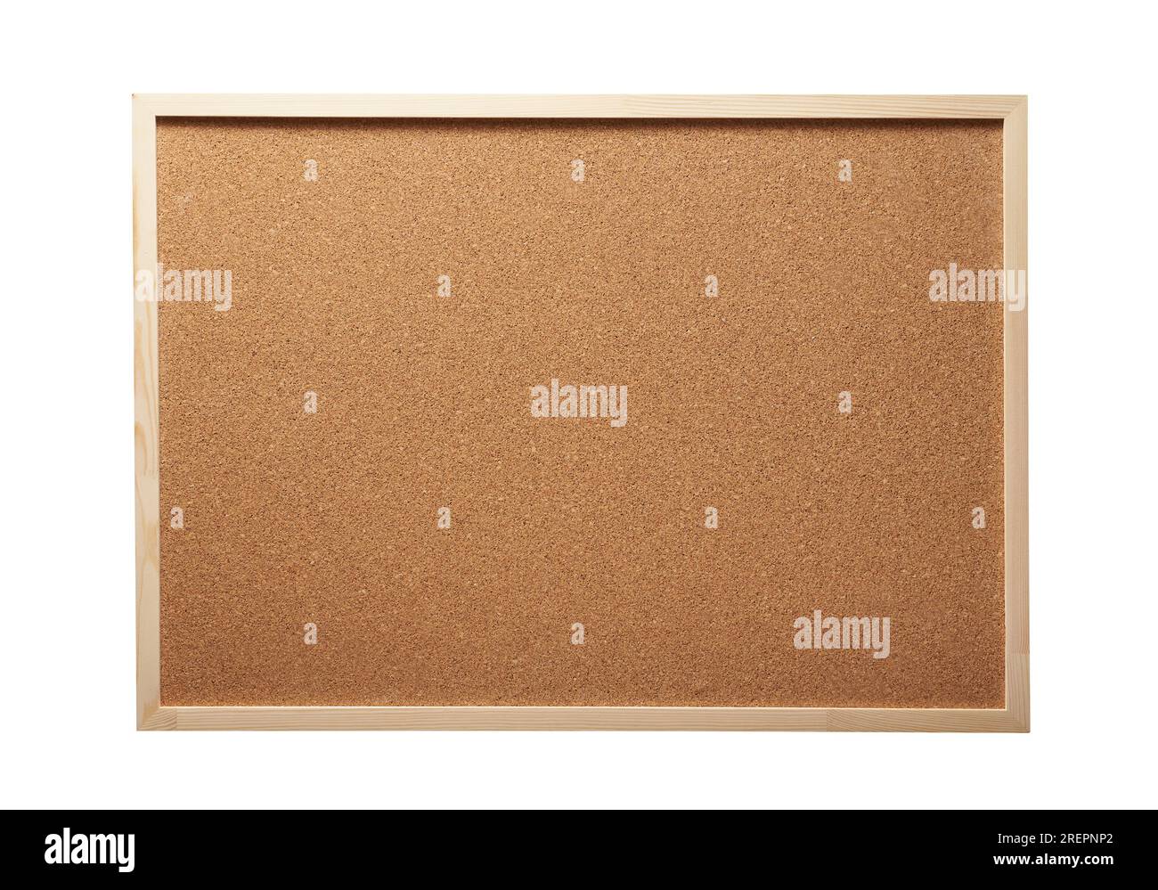Blank cork board mock up on isolated white background for memo or ...