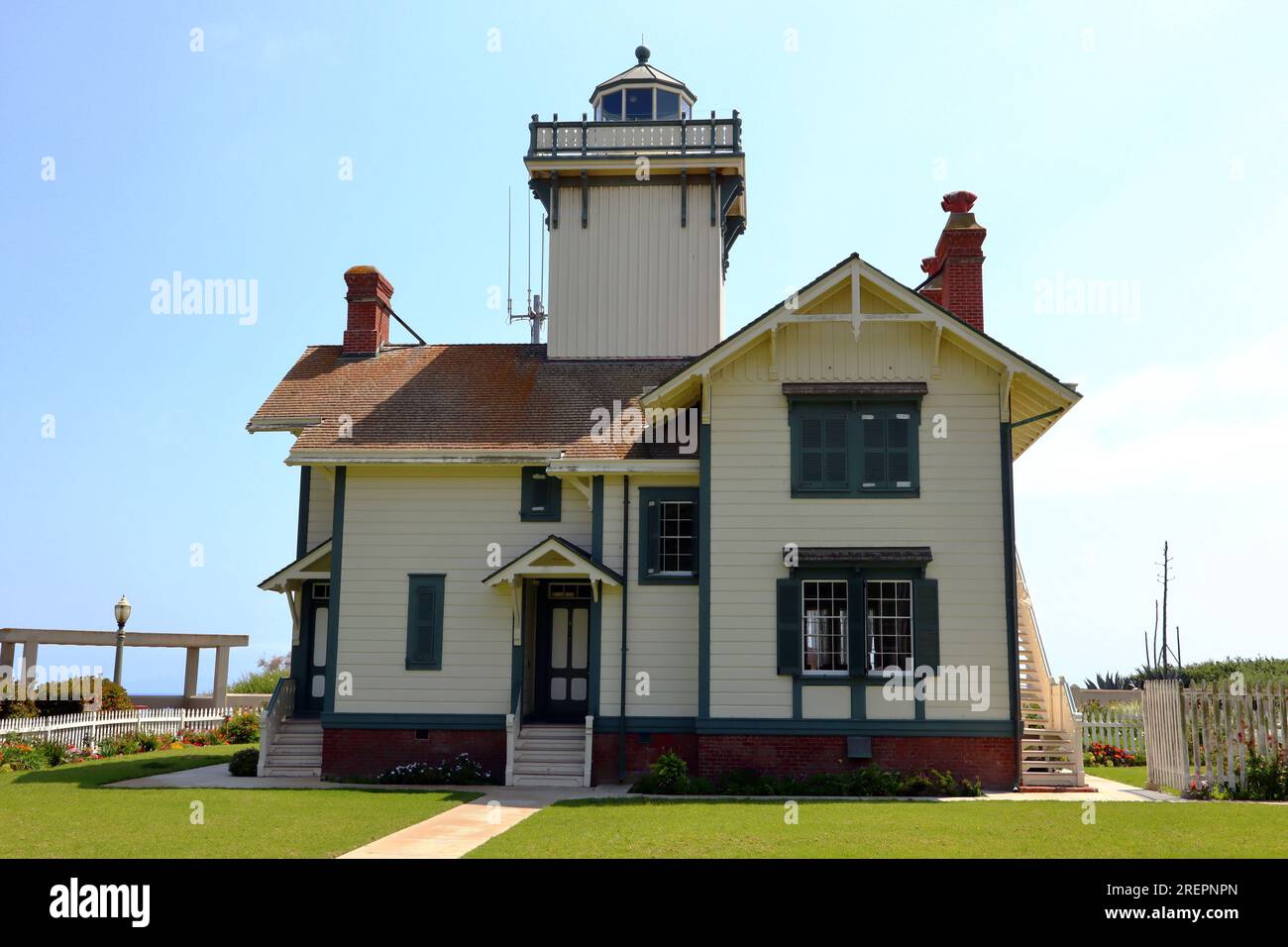 San Pedro (Los Angeles), California: Point Fermin Lighthouse, San Pedro ...