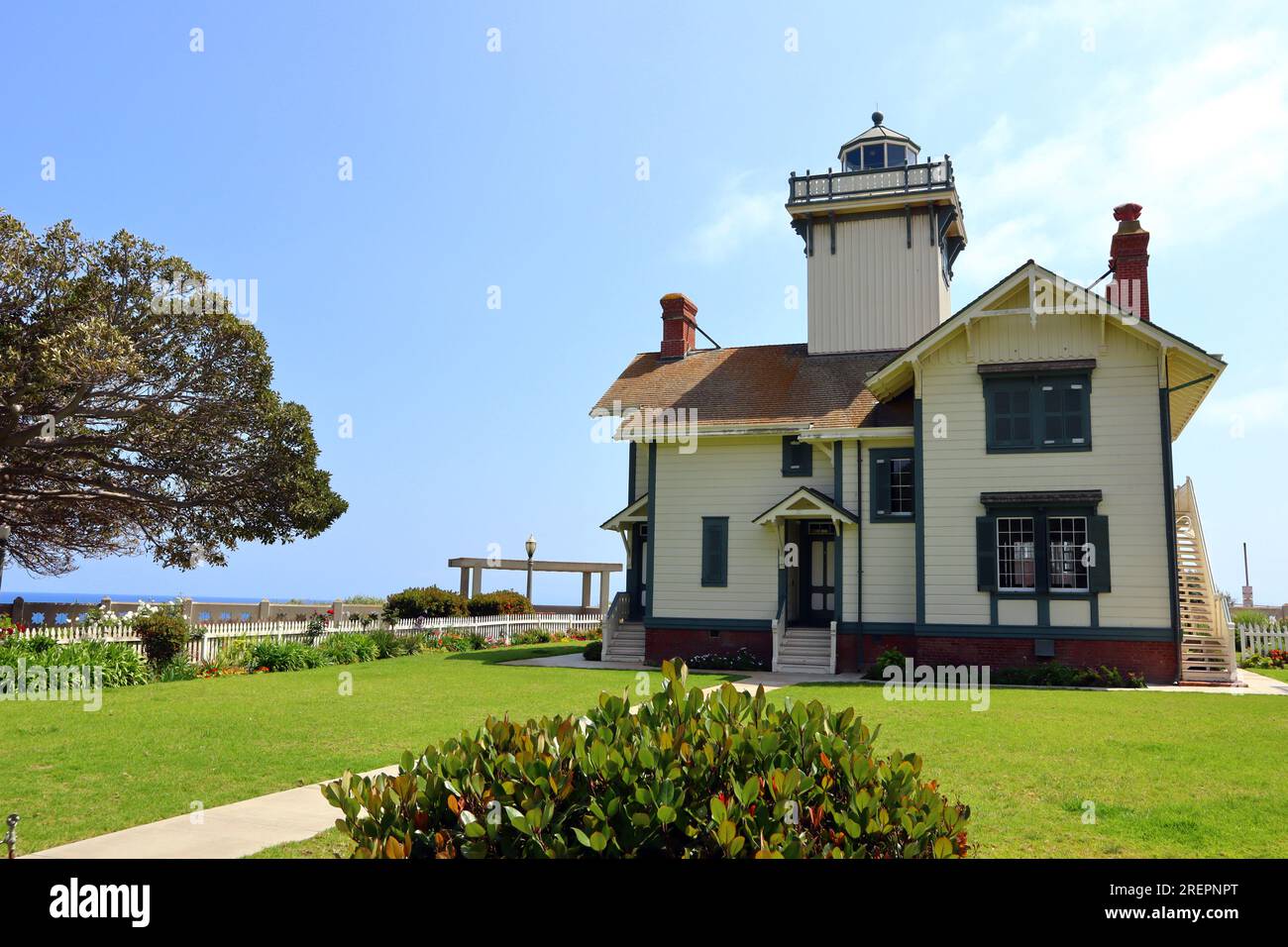 San Pedro (Los Angeles), California: Point Fermin Lighthouse, San Pedro ...