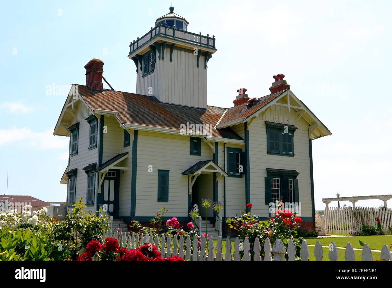 San Pedro (Los Angeles), California: Point Fermin Lighthouse, San Pedro ...