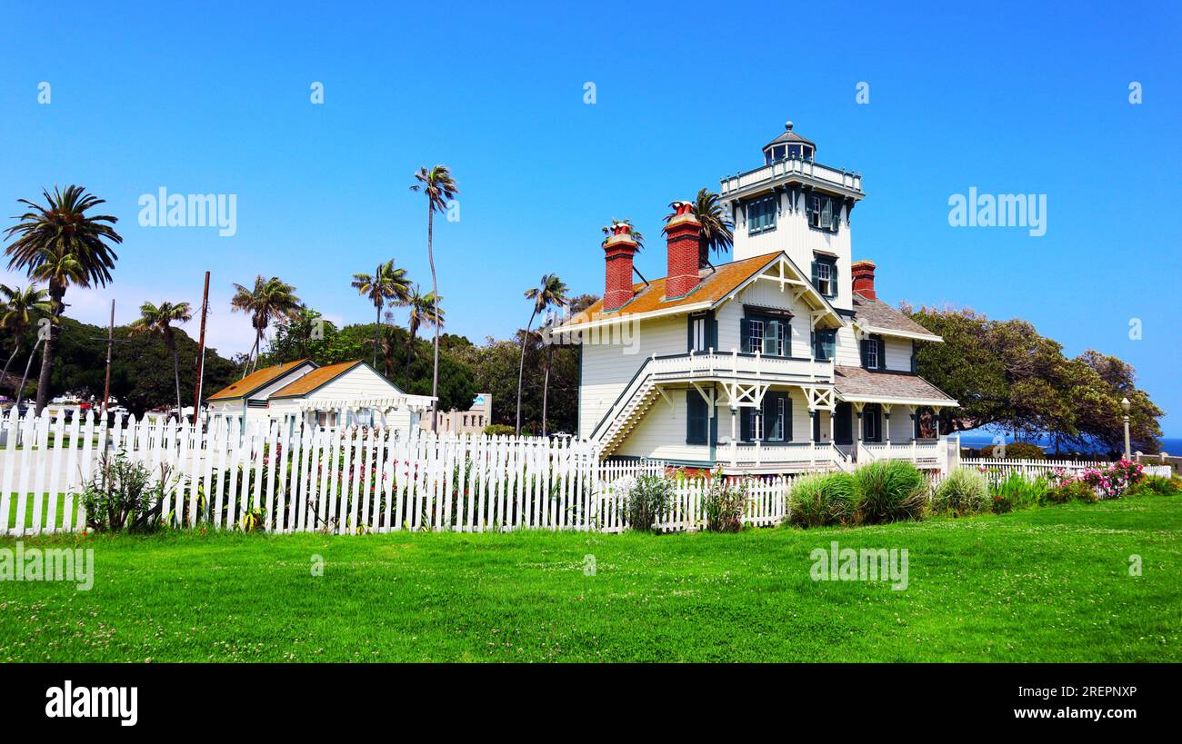 San Pedro (Los Angeles), California: Point Fermin Lighthouse, San Pedro ...