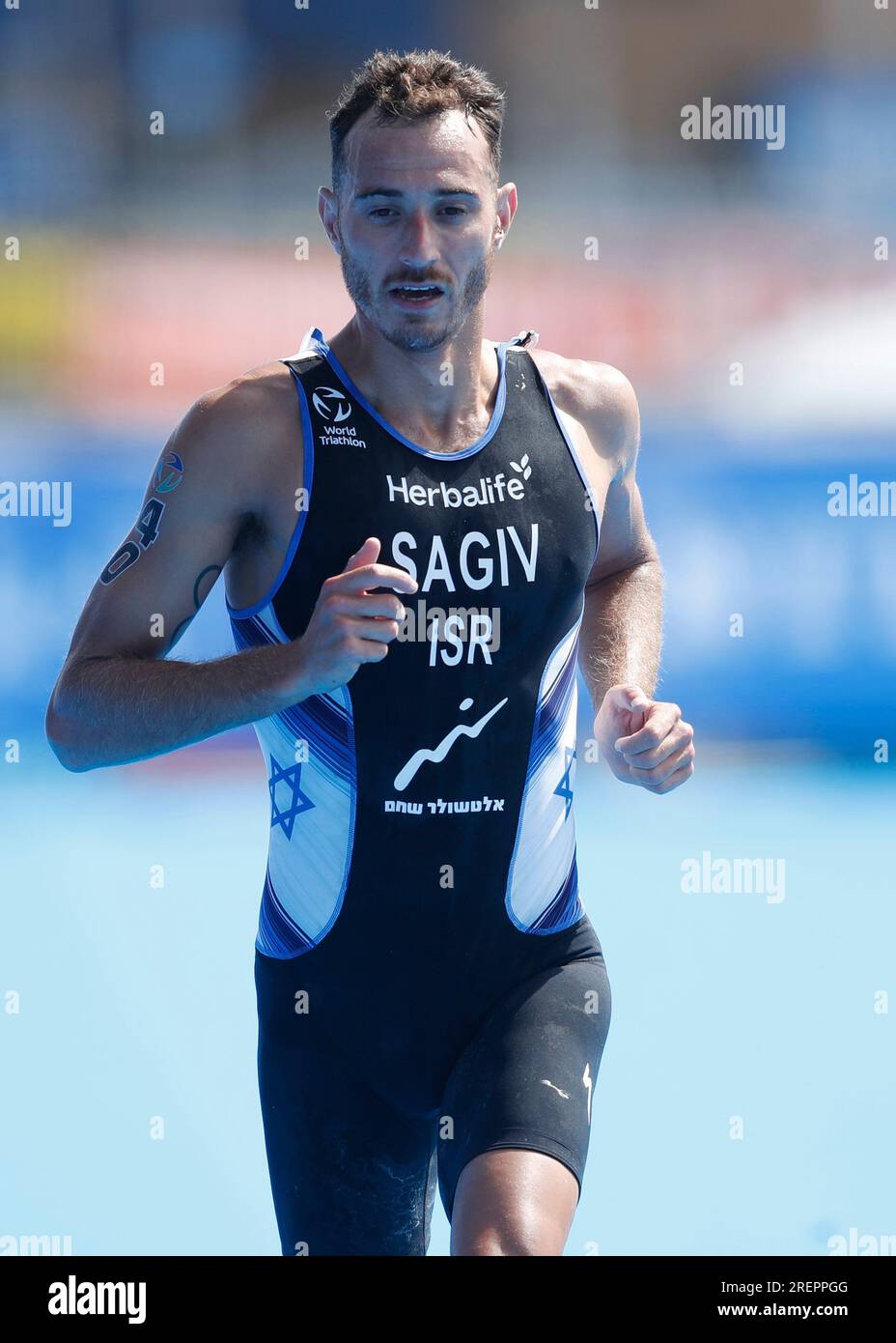 Israel's Shachar Sagiv in action during the Elite Men’s race on day one ...