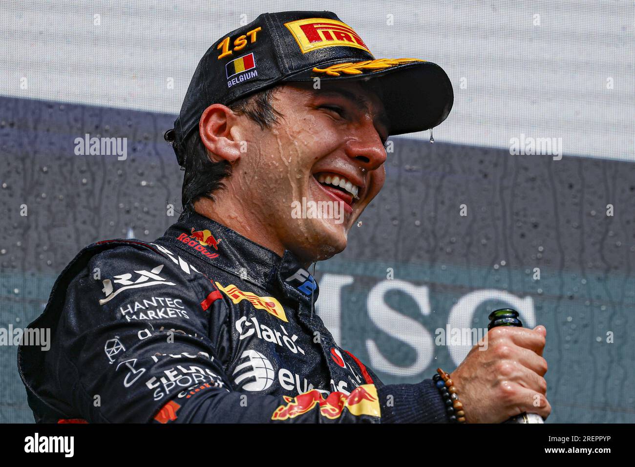 FITTIPALDI Enzo (bra), Rodin Carlin, Dallara F2, portrait, podium ...