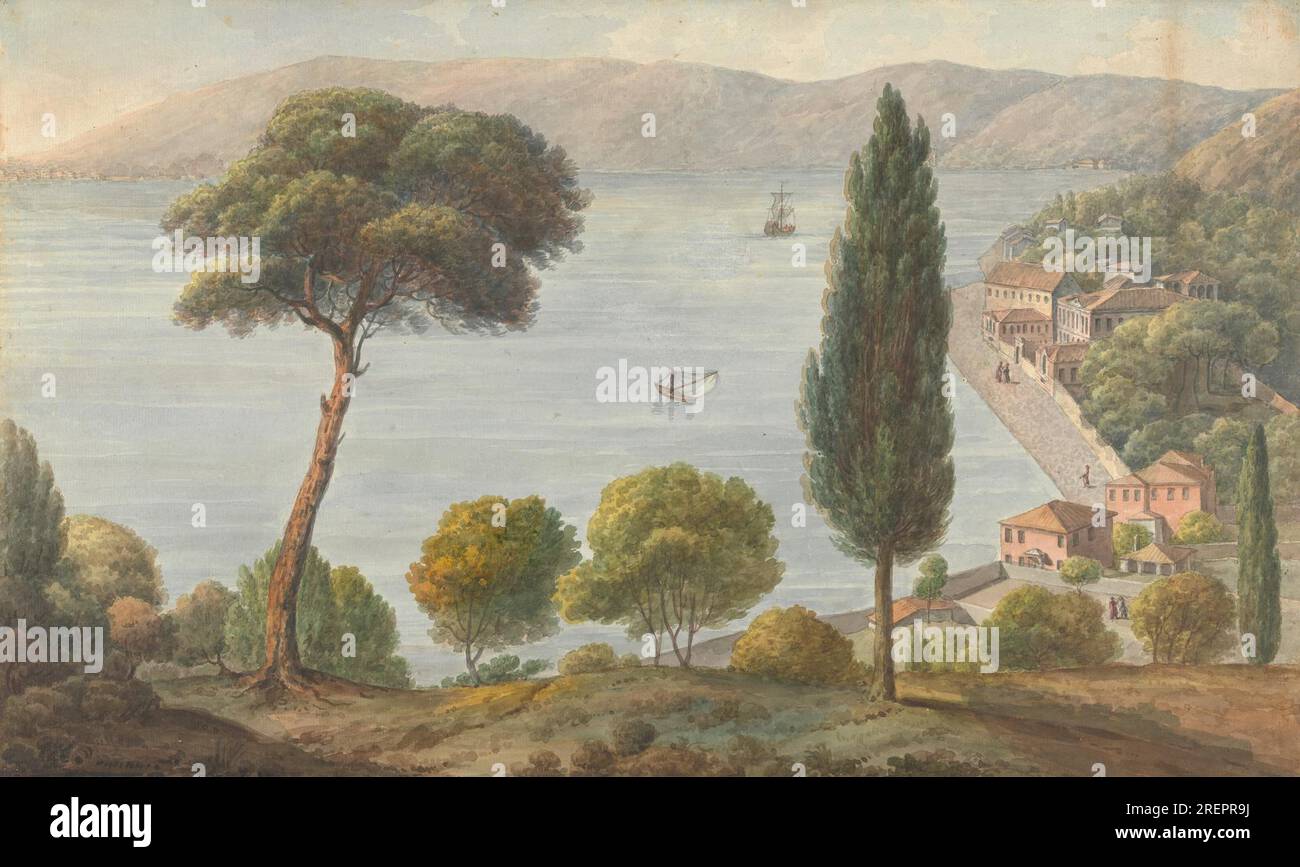 Views in the Levant: View From a Hillside Over Looking a Seaside ...