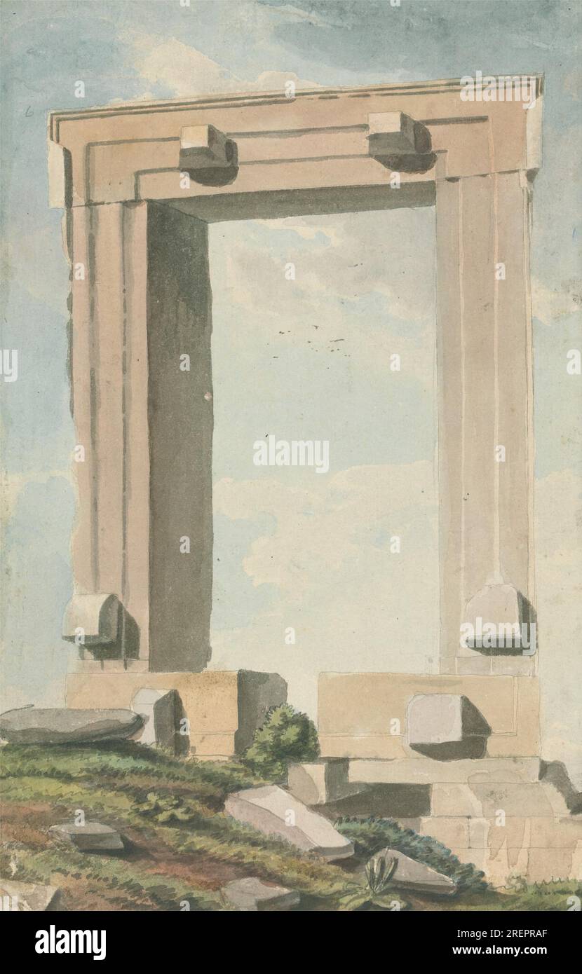 Views in the Levant: Ruined Flat Archway circa 1785 by Willey Reveley ...