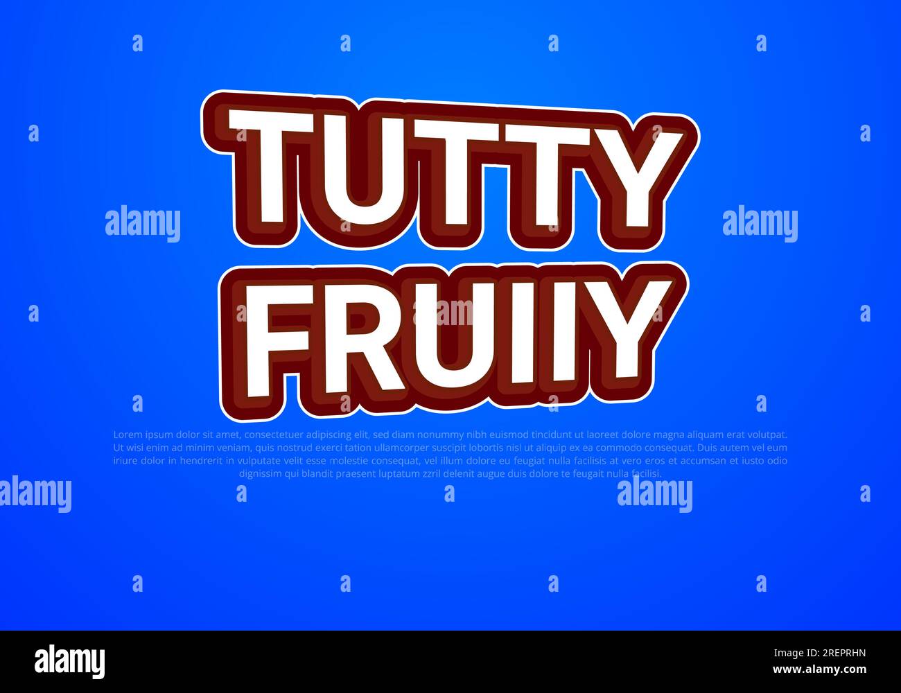 Crunchy text effect template with 3d bold style use for logo Pro Vector ...