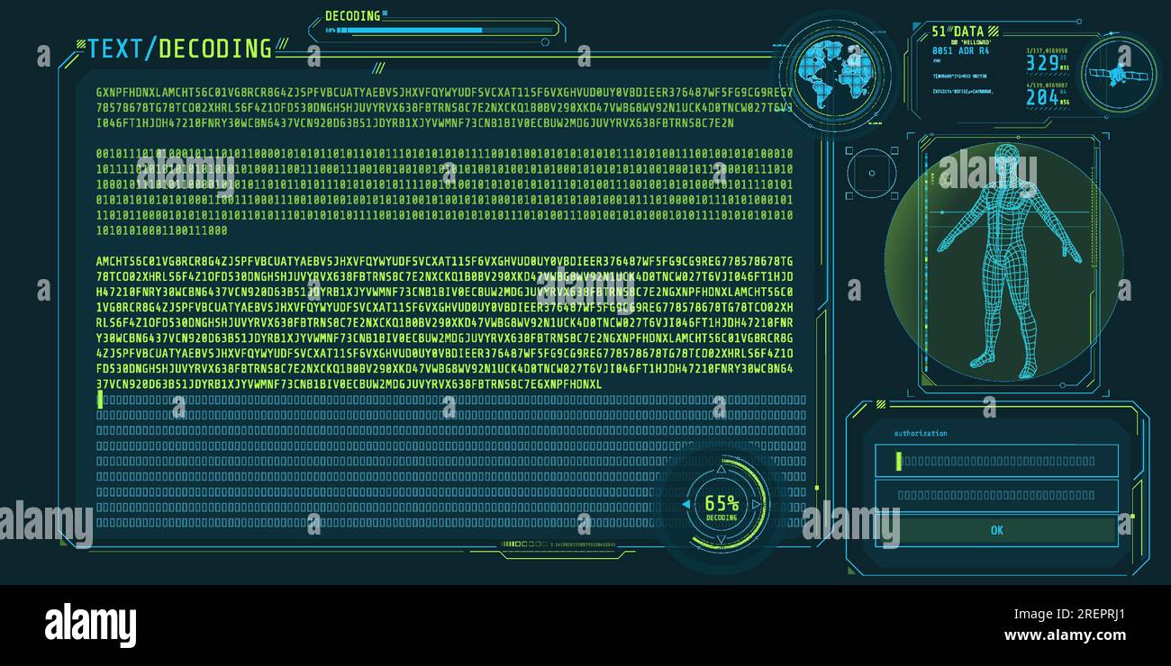 Decoding screen hi-res stock photography and images - Alamy