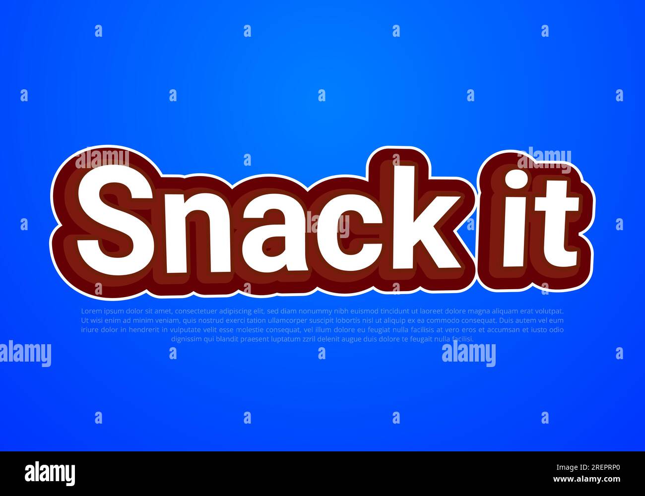 Crunchy text effect template with 3d bold style use for logo Pro Vector ...