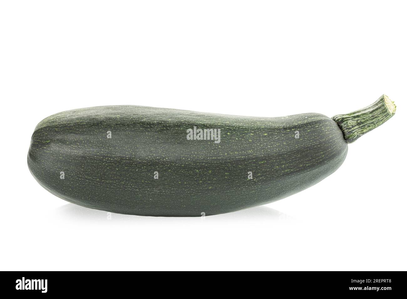 Fresh whole zucchini isolated on white background close up. File ...