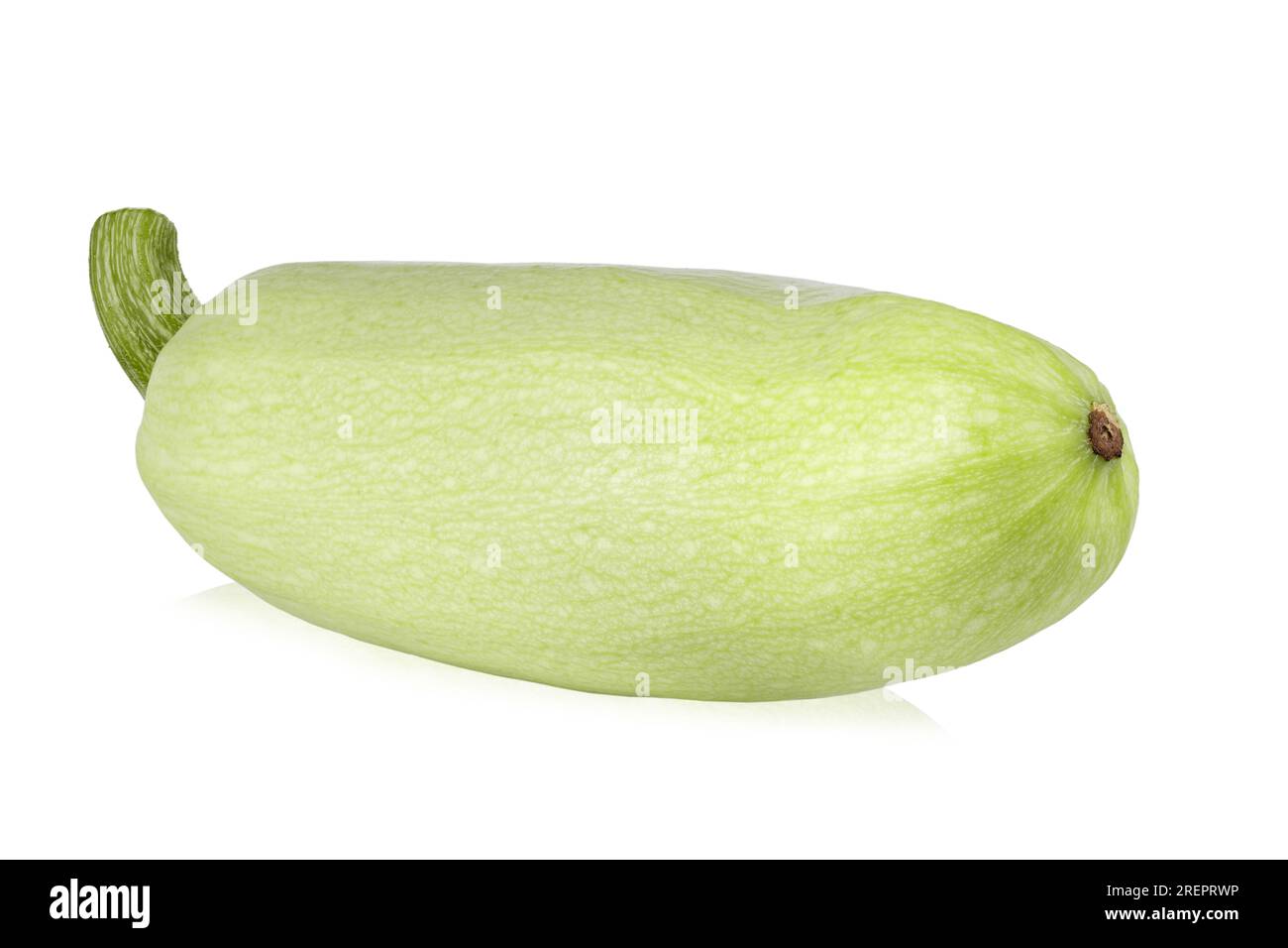 Fresh vegetable zucchini or marrow isolated on white background close ...