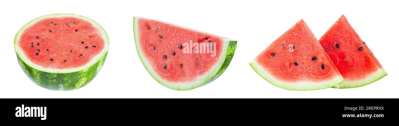 Watermelon. Watermelon collection isolated on white background. File ...