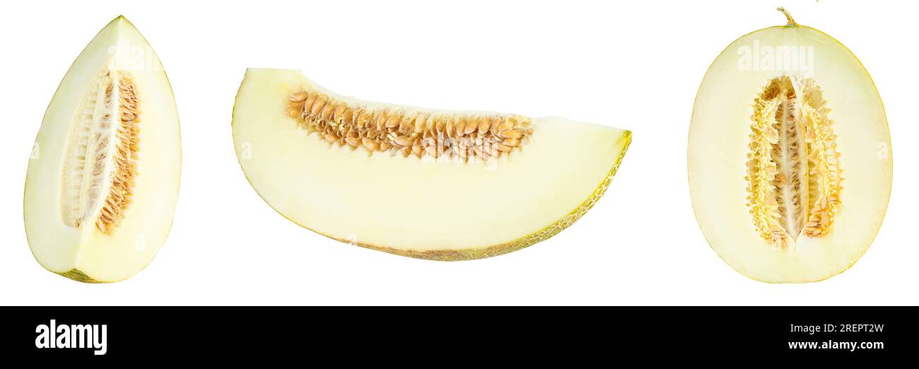 Collection melon isolated on white background. File contains clipping ...