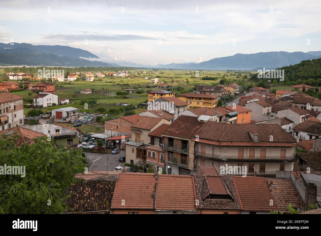 Italian mountain village, immersed in nature, amazing views of the ...