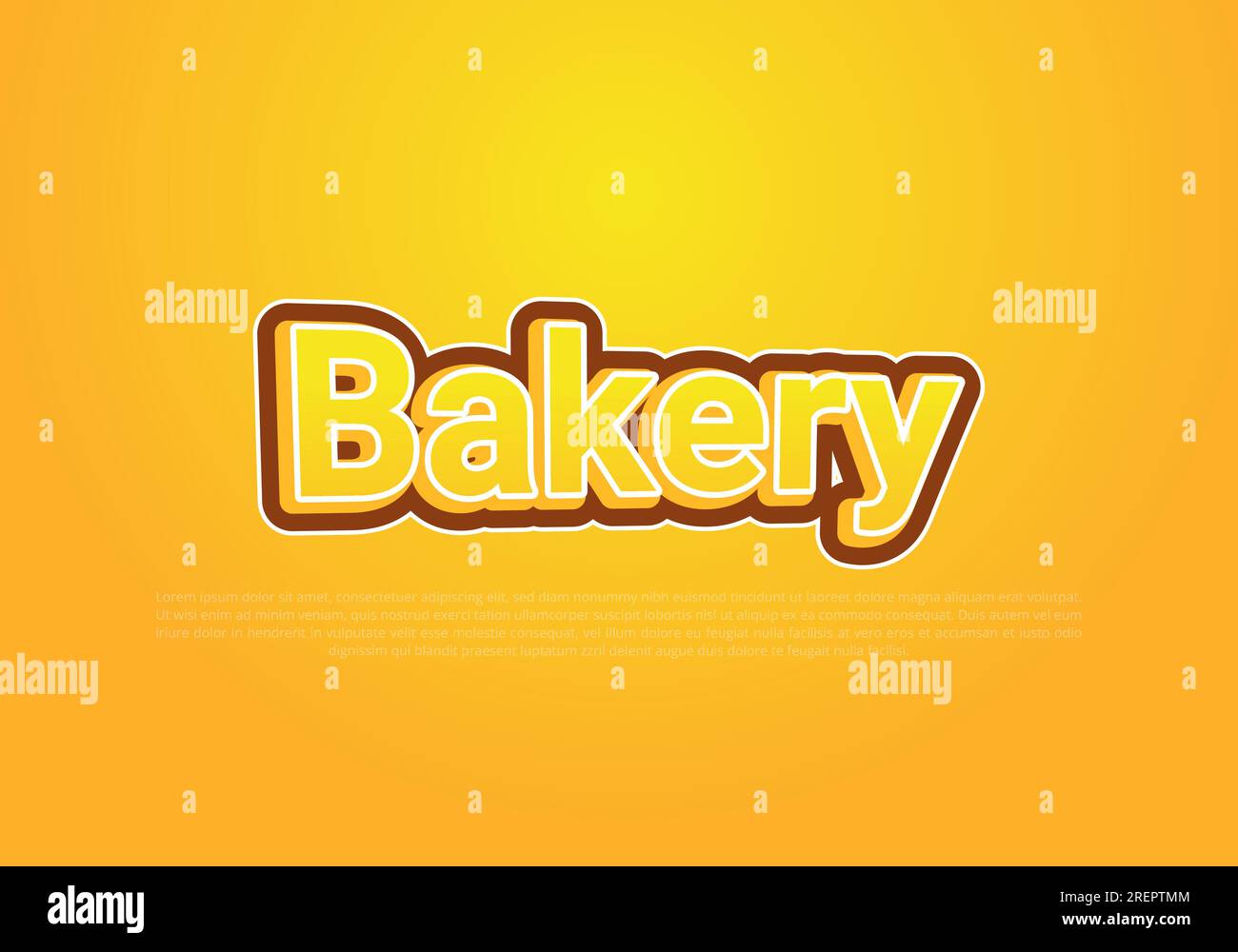Crunchy text effect template with 3d bold style use for logo Pro Vector ...