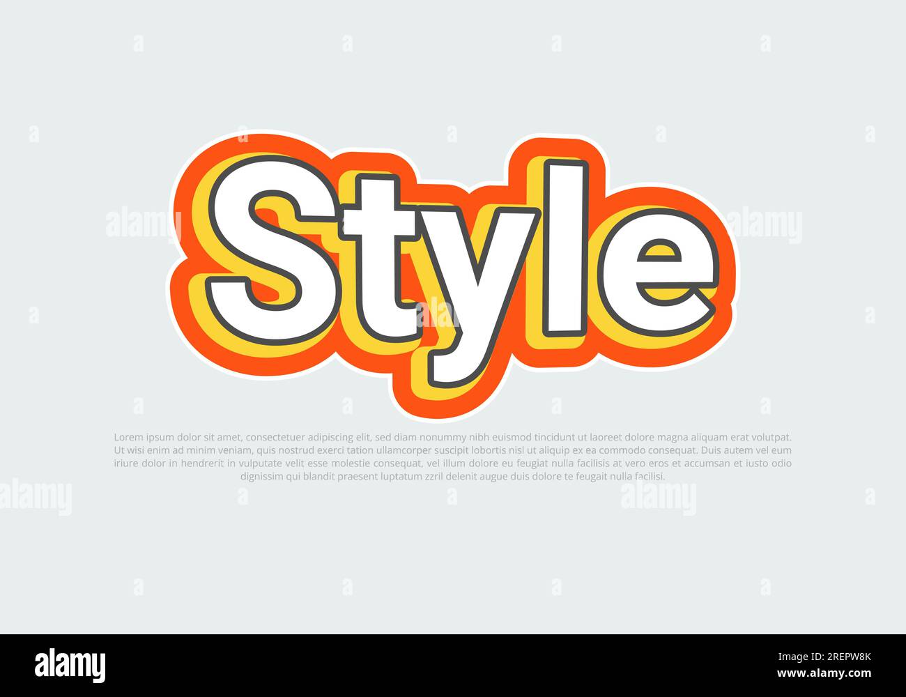 Crunchy text effect template with 3d bold style use for logo Pro Vector ...